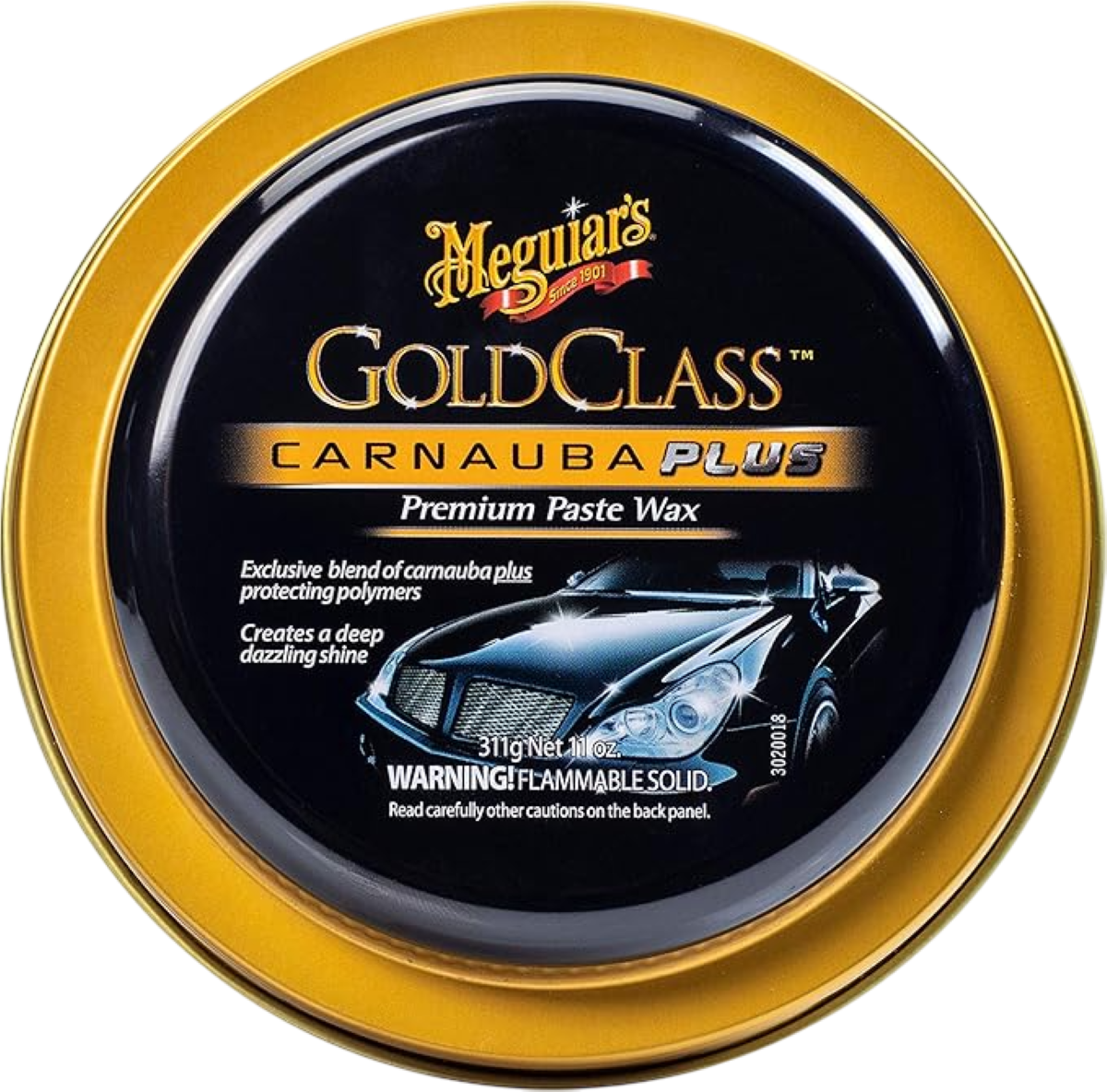 Meguiar’s® Cire de Carnauba premium en pâte - Gold class